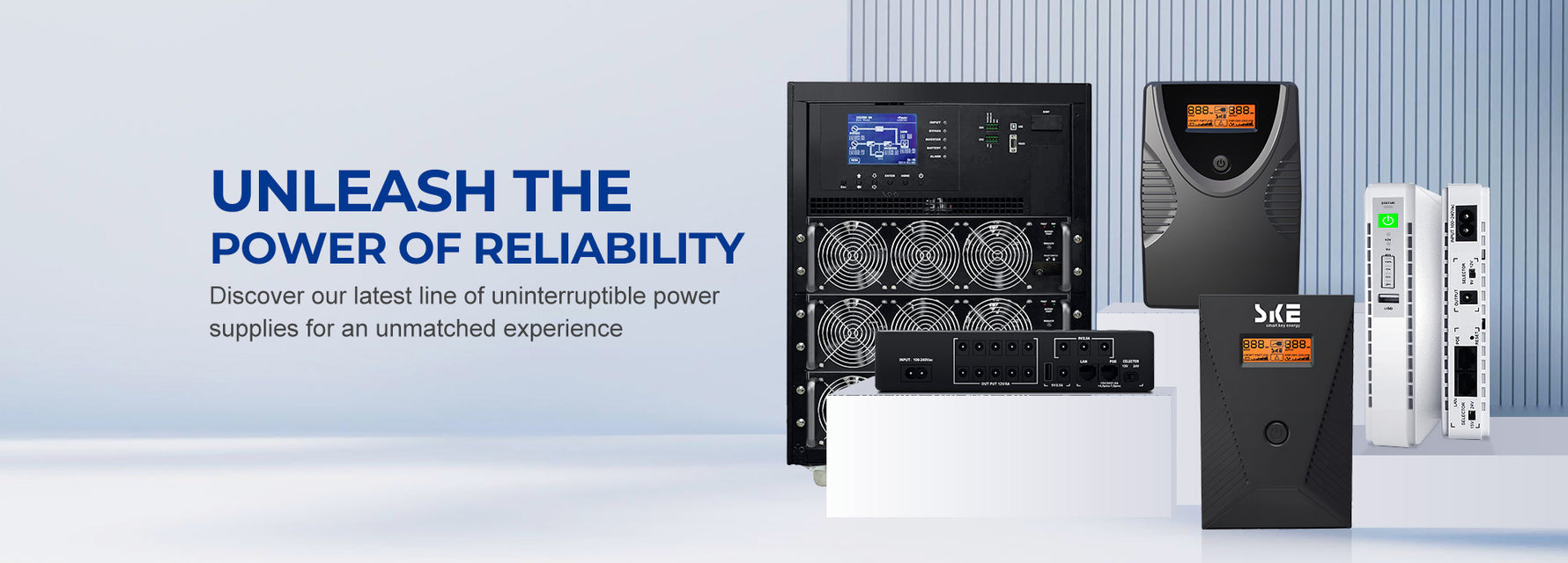 SKE Power UPS Battery Backup Power Supply System for Computer Uninterr ...